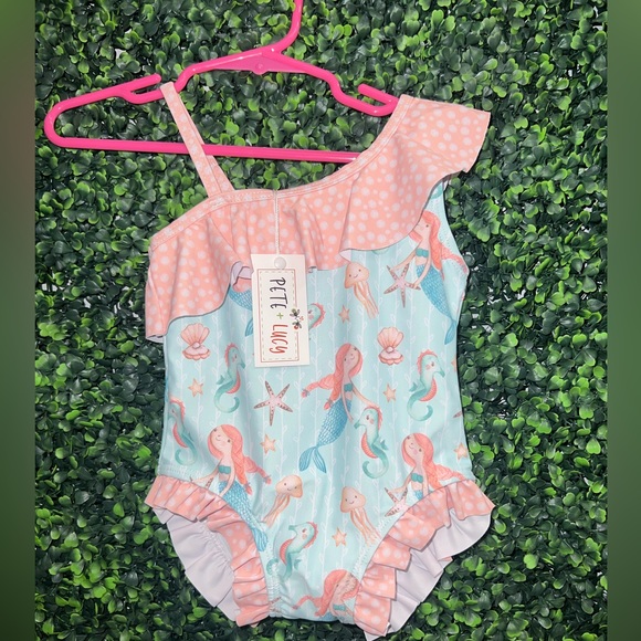 Pete+Lucy | Swim | Nwt Petelucy Swim With The Mermaids One Piece | Poshmark